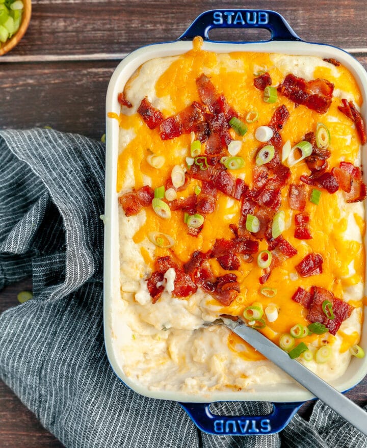 Twice Baked Loaded Mashed Potatoes {Outback Copycat} – The Sassy Foodie