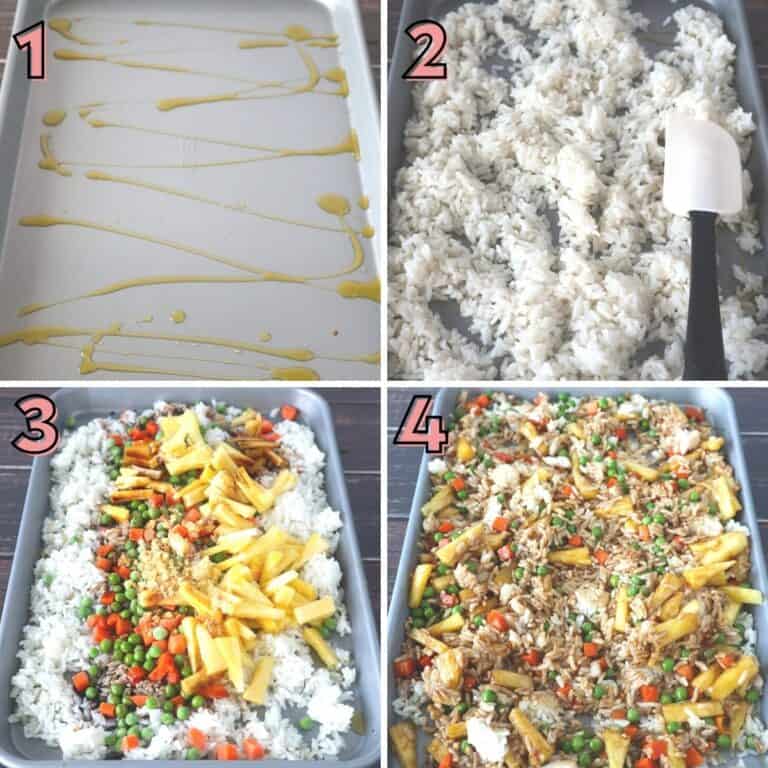 Sheet Pan Pineapple Fried Rice {Crispy Rice} – The Sassy Foodie