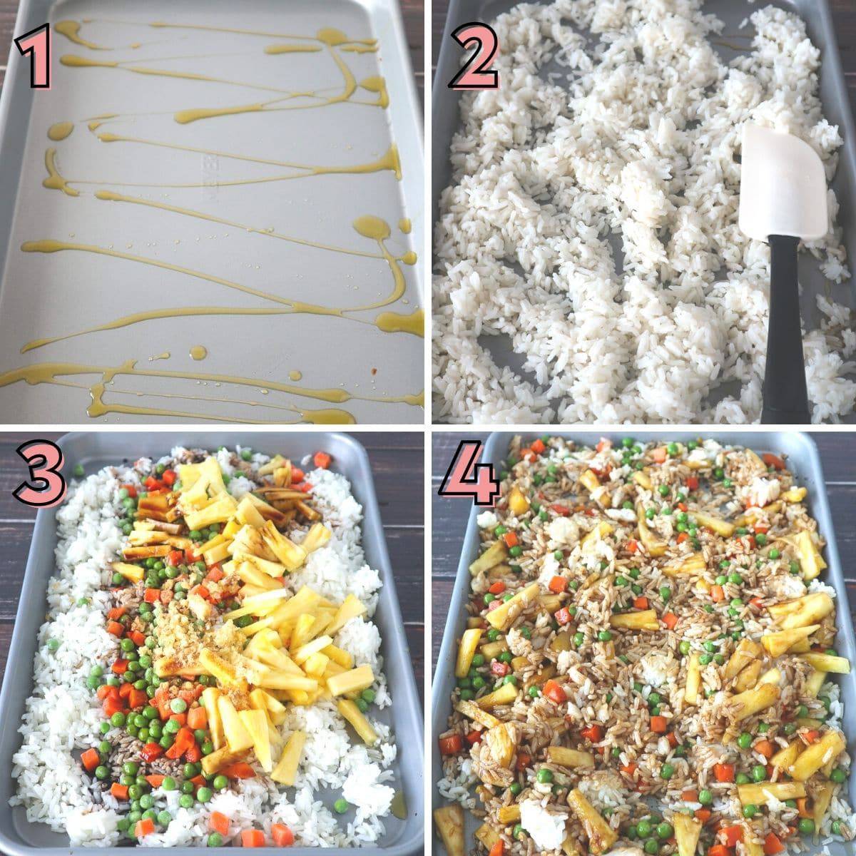 Sheet Pan Pineapple Fried Rice {Crispy Rice} – The Sassy Foodie