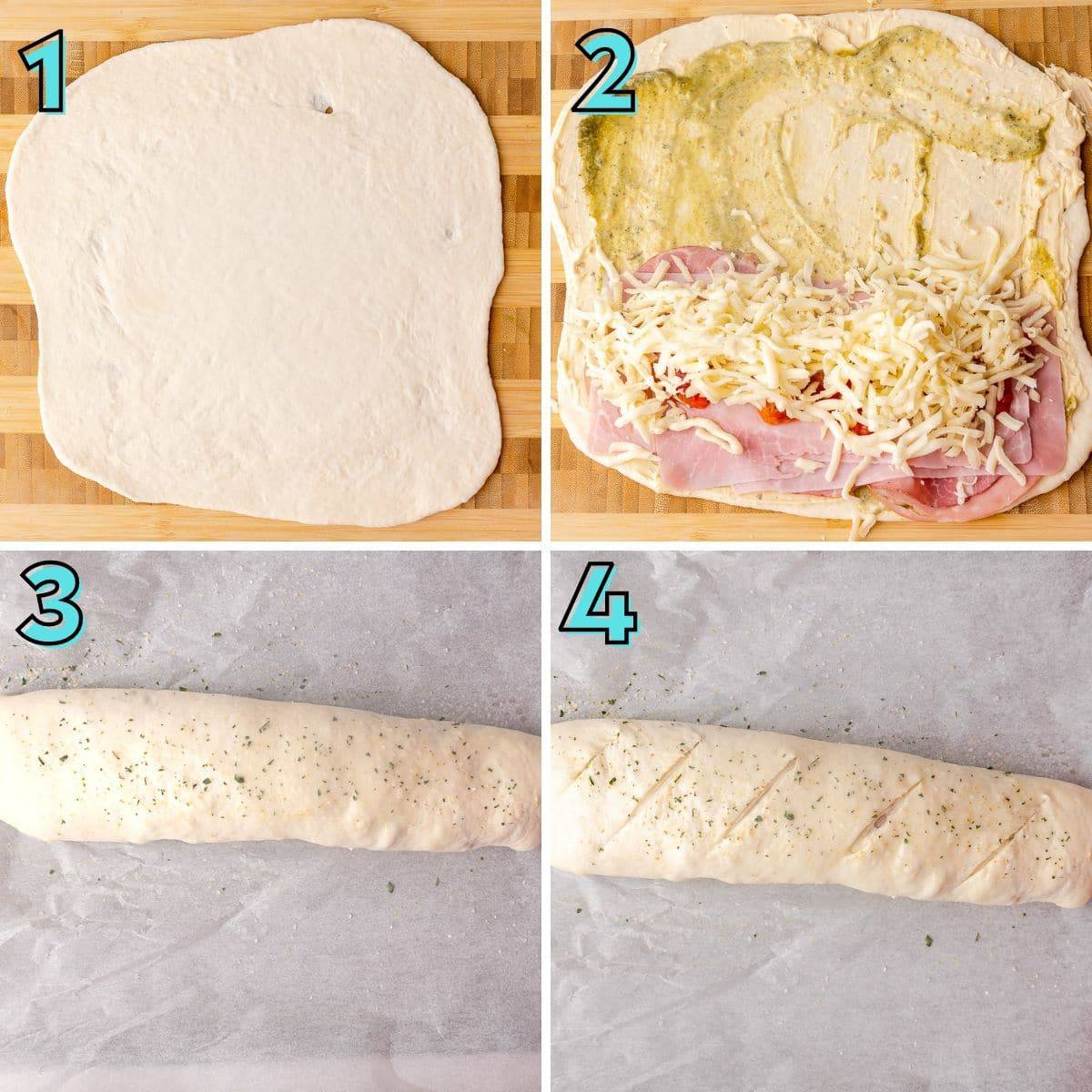 Italian Cold Cut Stromboli – The Sassy Foodie