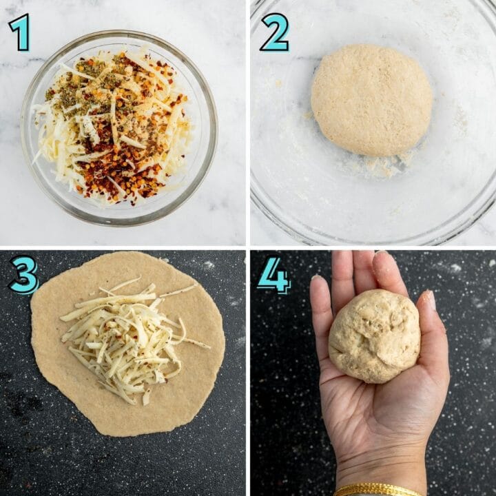Easy Stuffed Spicy Cheese Paratha – The Sassy Foodie