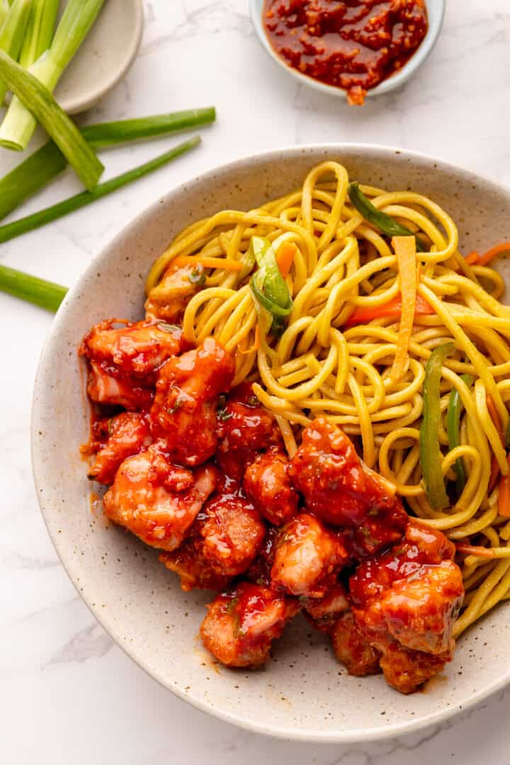 Indo-Chinese Schezwan Chicken – The Sassy Foodie