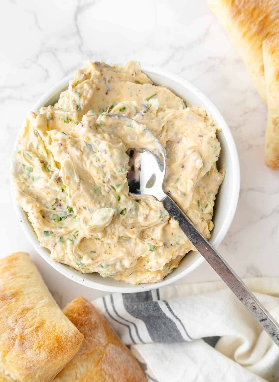 Roasted Garlic Butter Spread – The Sassy Foodie