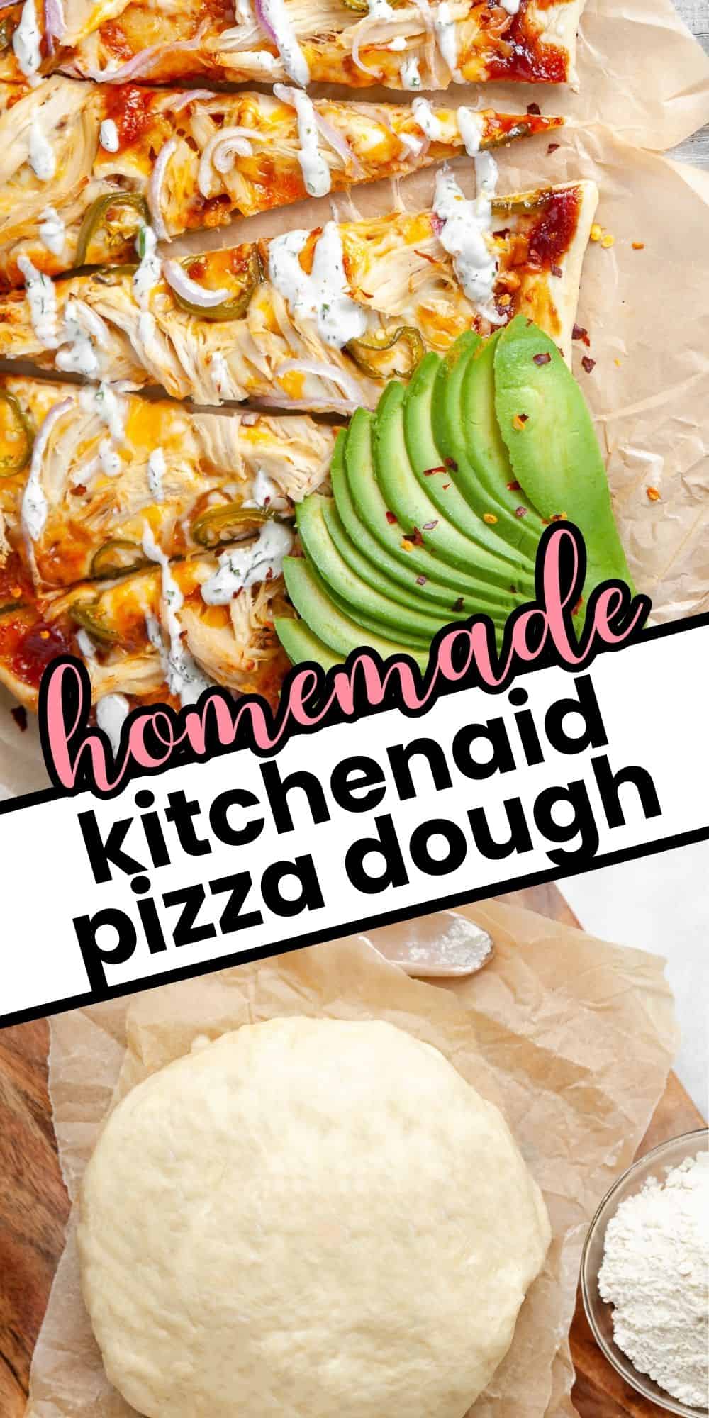 Chewy Pizza Dough (KitchenAid Stand Mixer) – The Sassy Foodie
