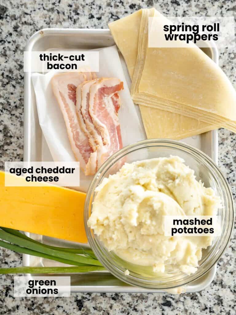 Loaded Mashed Potato Spring Rolls (Joey Copycat) – The Sassy Foodie