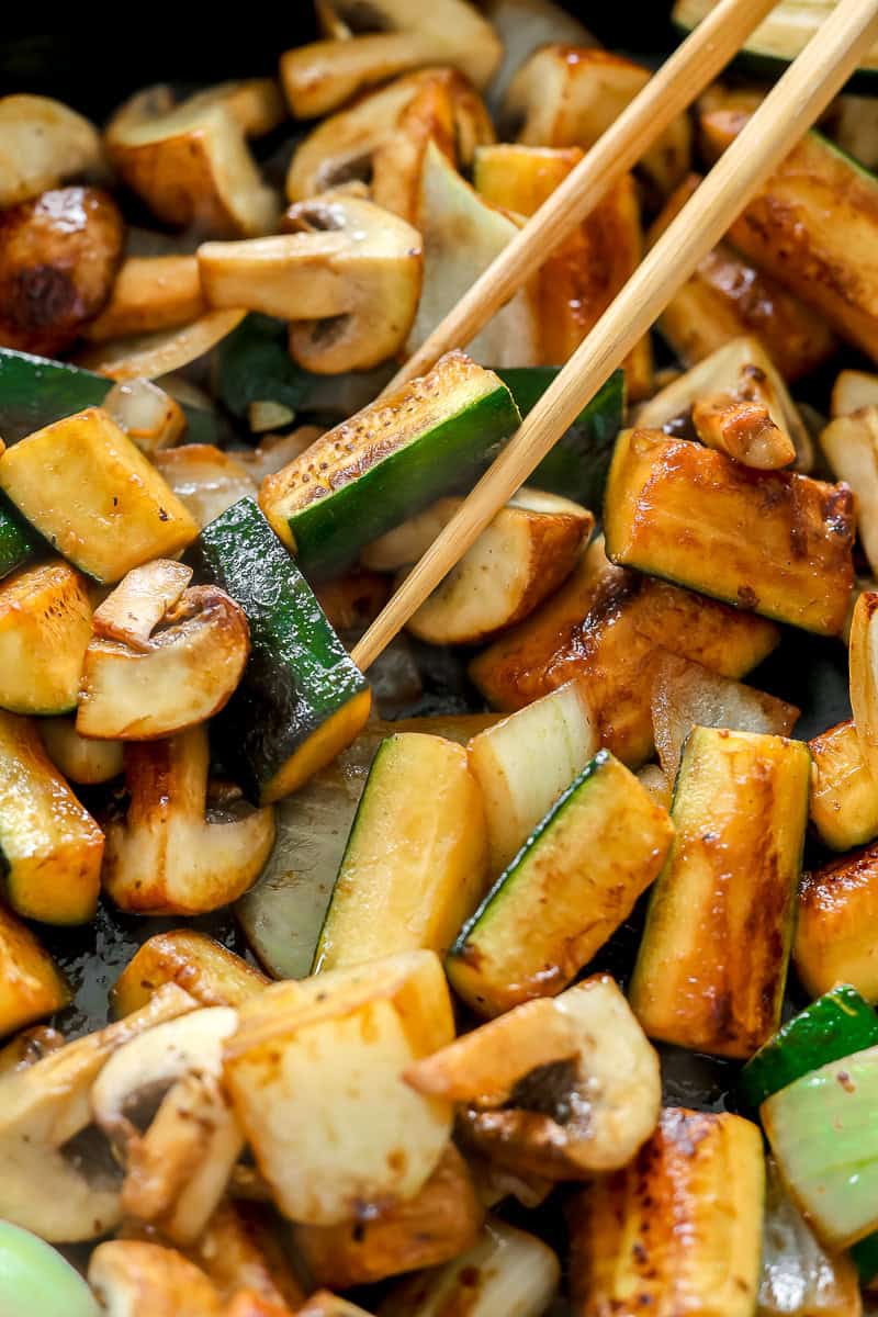 Benihana Copycat Hibachi Vegetables – The Sassy Foodie